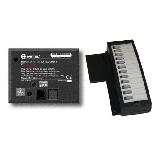 Mitel Superset PKM12 Programmable Key Module Kit (Light Grey/Refurbish